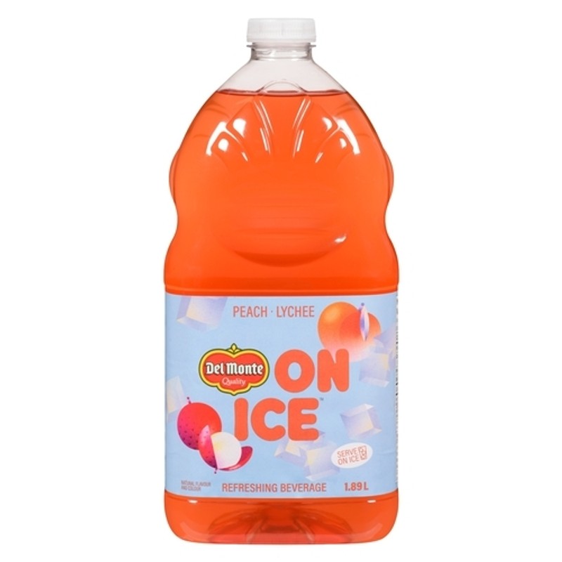 Del Monte On Ice Refreshing Beverage Peach Lychee 1.89 L - Voilà Online ...