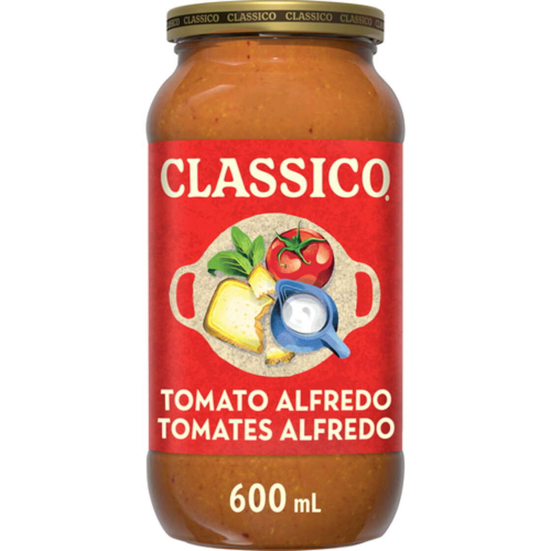 Classico Pasta Sauce Tomato Alfredo 600 ml - Voilà Online Groceries ...