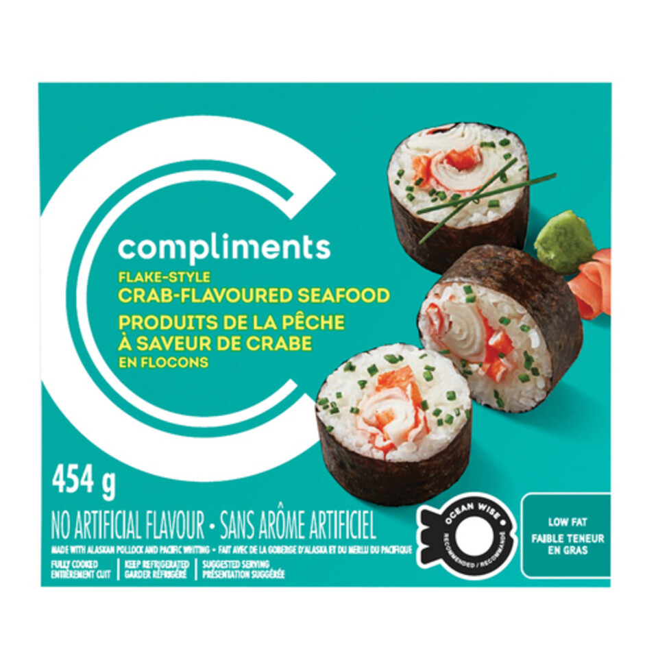 Compliments Seafood Flake-Style Crab Flavoured 454 g - Voilà Online ...
