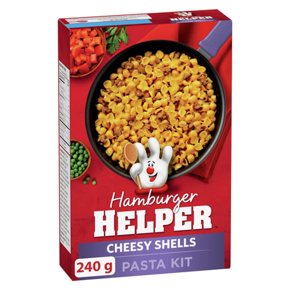 Hamburger Helper Pasta kit Cheesy Shells 240 g - Voilà Online Groceries ...
