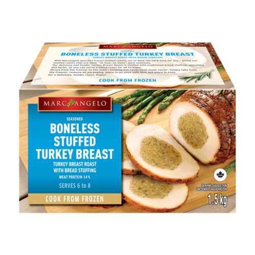 Marcangelo Frozen Turkey Breast Roast Boneless Stuffed 1.5 kg - Voilà ...