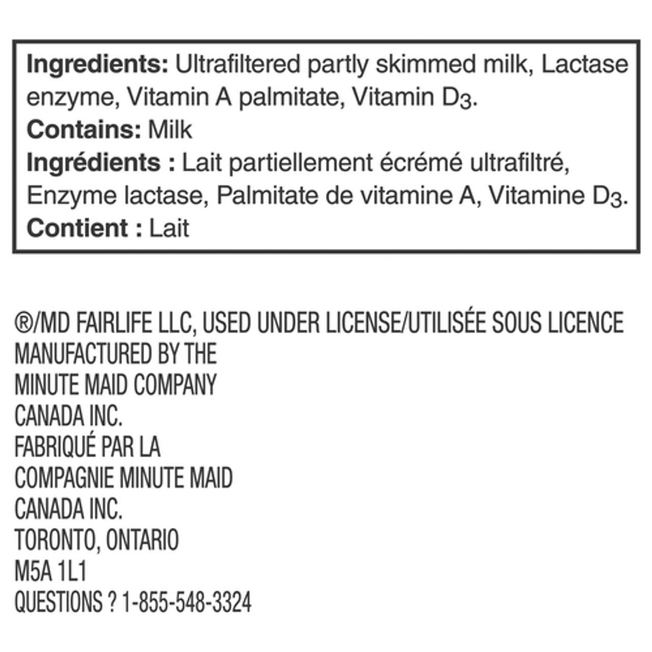 Fairlife Lactose-Free 2% Milk Ultrafiltered Partly Skimmed 1.5 L ...