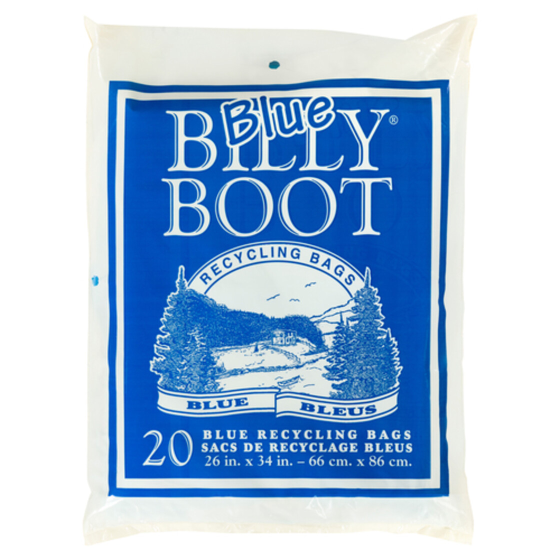 Billy Boot Recycling Bags Blue 26 Inch x 34 Inch 20 Bags - Voilà Online ...