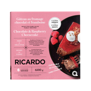 RICARDO Frozen Cheesecake Chocolate & Raspberry 600 g - Voilà Online ...