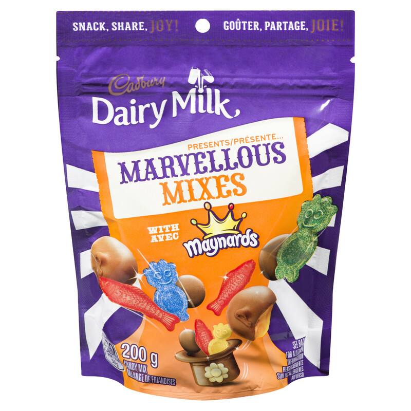 Cadbury Dairy Milk Chocolate Marvellous Mix-Ups With Maynards 200 g ...
