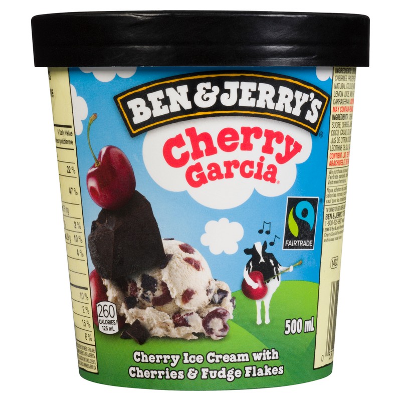 Ben & Jerry's Ice Cream Cherry Garcia 500 ml - Voilà Online Groceries ...