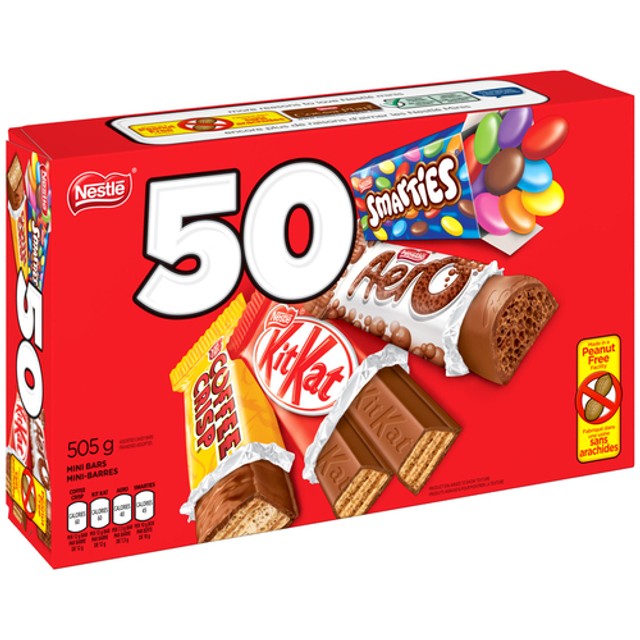 Nestlé Chocolate Assorted Mini Bars 50 Pack 505 g - Voilà Online ...