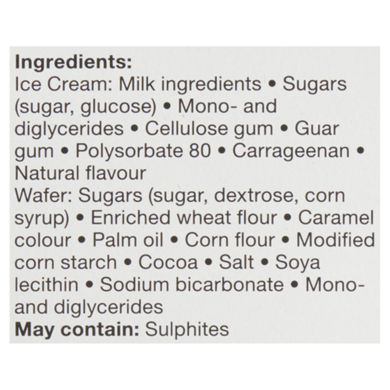 Compliments Ice Cream Sandwich Vanilla 12 x 110 ml - Voilà Online ...