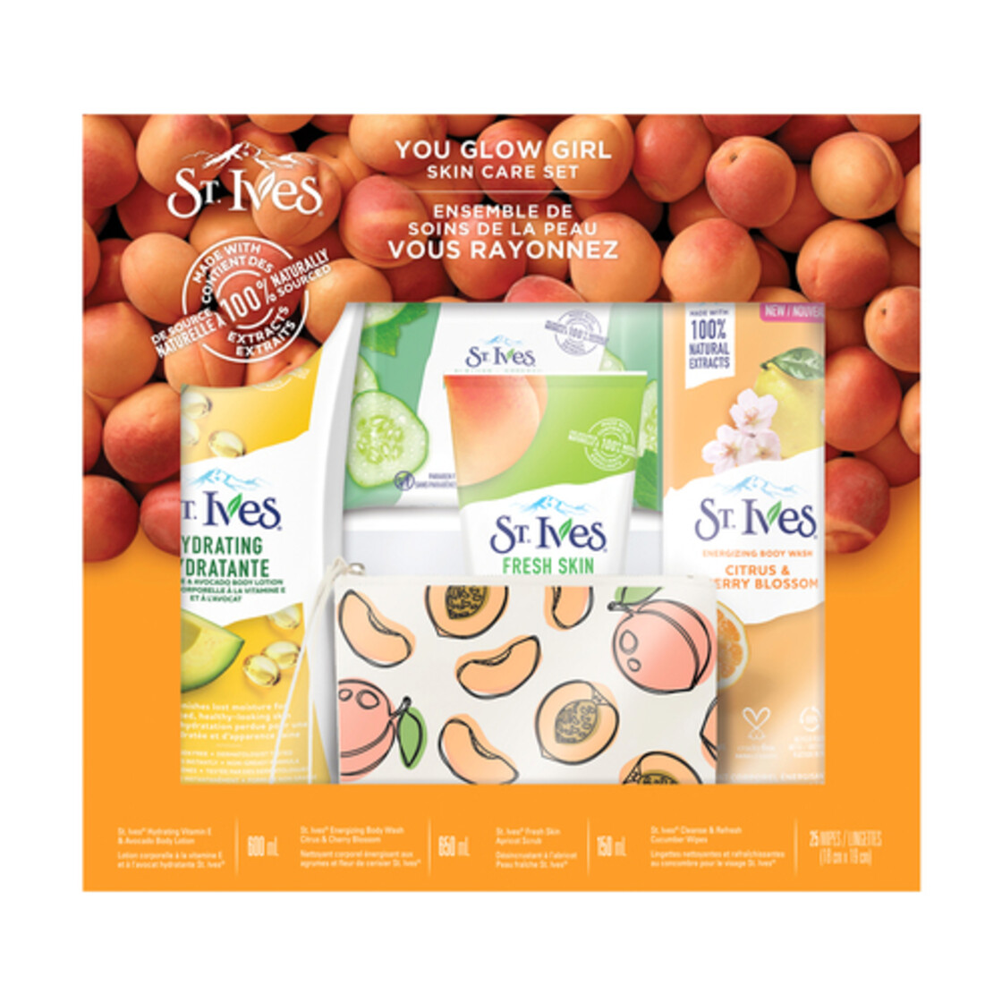 St Ives 4 Piece Skin Care Set Gift Pack - Voilà Online Groceries & Offers