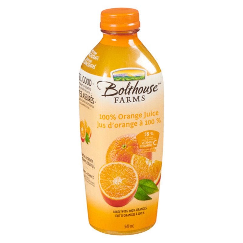 Bolthouse Farms Orange Juice 946 ml (bottle) - Voilà Online Groceries ...