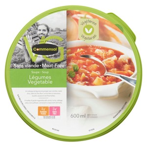 Commensal Soup Vegetable 600 ml - Voilà Online Groceries & Offers