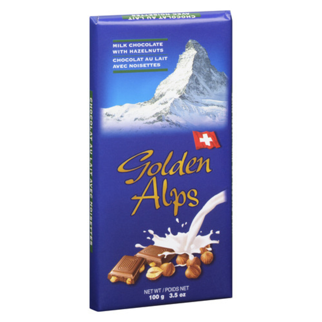 Golden Alps Chocolate Bar Milk Chocolate Hazelnut 100 g - Voilà Online ...