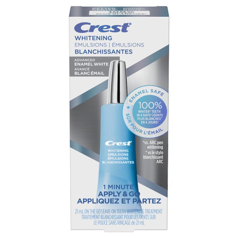 Crest On The Go Emulsions Teeth Whitening Advanced Enamel 21 ml - Voilà ...