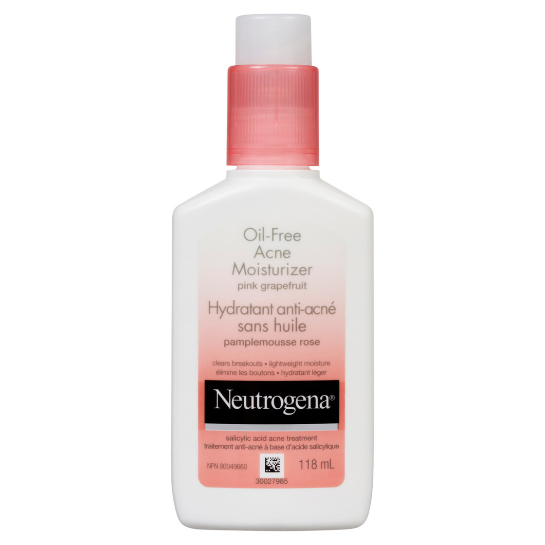 Neutrogena Pink Grapefruit Oil-Free Acne Care Moisturizer 118 ml ...