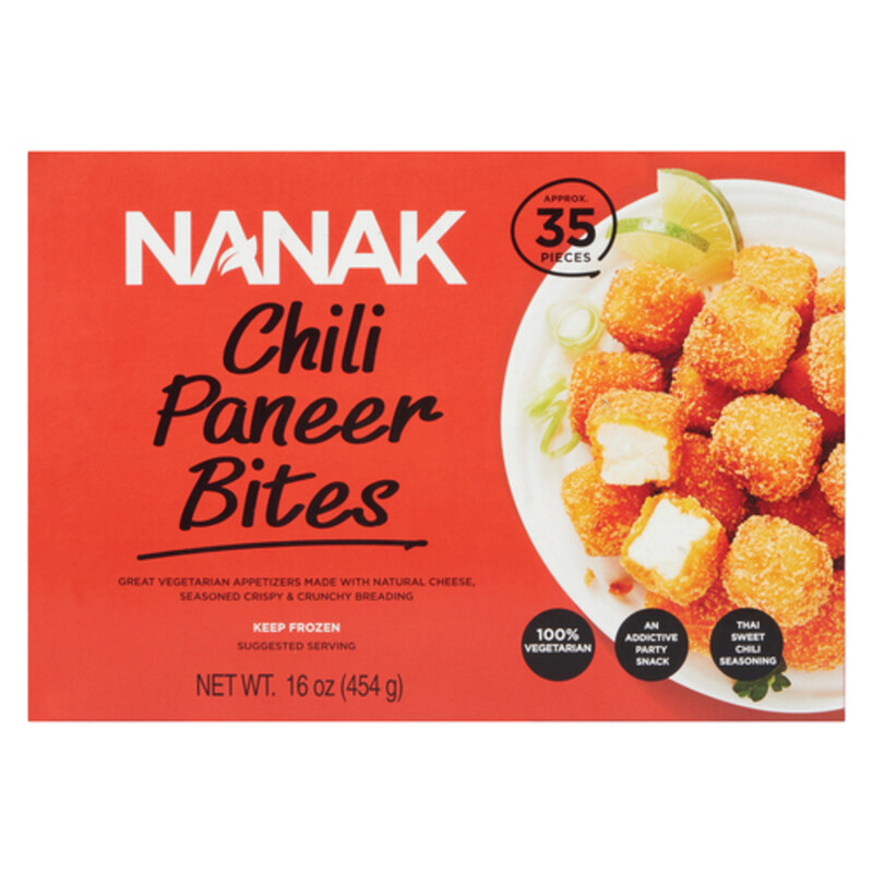 Nanak Frozen Paneer Bites Sweet Chili 454 g - Voilà Online Groceries ...