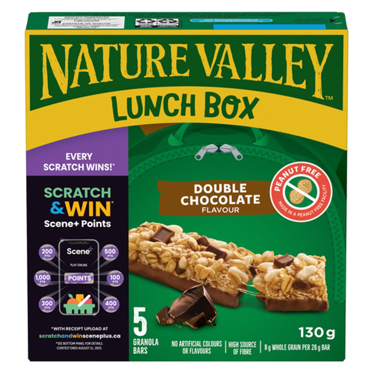 Nature Valley Lunch Box Peanut-Free Granola Bars Double Chocolate 130 g ...