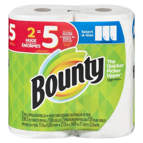 Bounty Paper Towel 2 Pack - Voilà Online Groceries & Offers