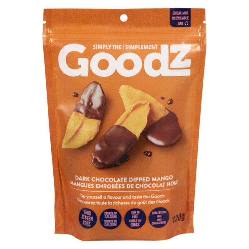 Goodz Chocolate Dipped Mango 120 g - Voilà Online Groceries & Offers