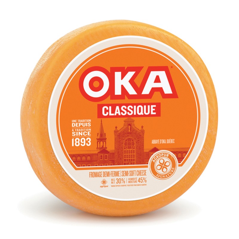OKA Semi-Soft Cheese Classique 1 kg - Voilà Online Groceries & Offers