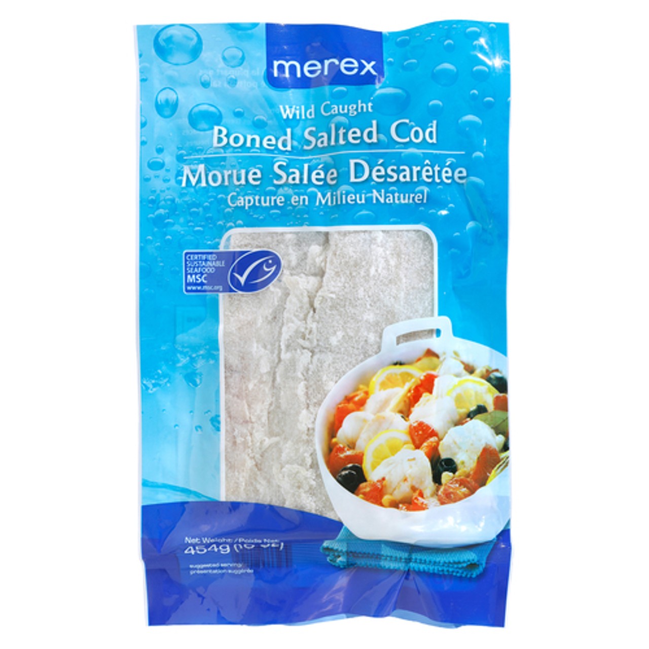 Merex Boned MSC Cod 454 g - Voilà Online Groceries & Offers