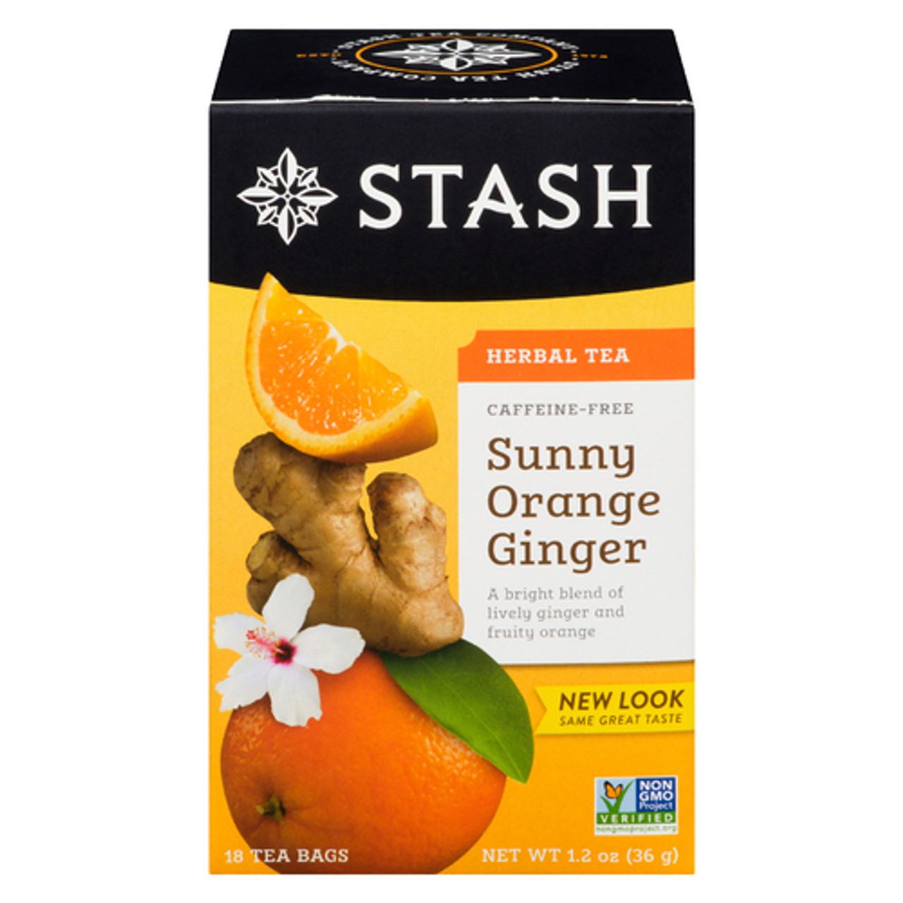 Stash Caffeine-Free Herbal Tea Sunny Orange Ginger 18 Tea Bags - Voilà ...