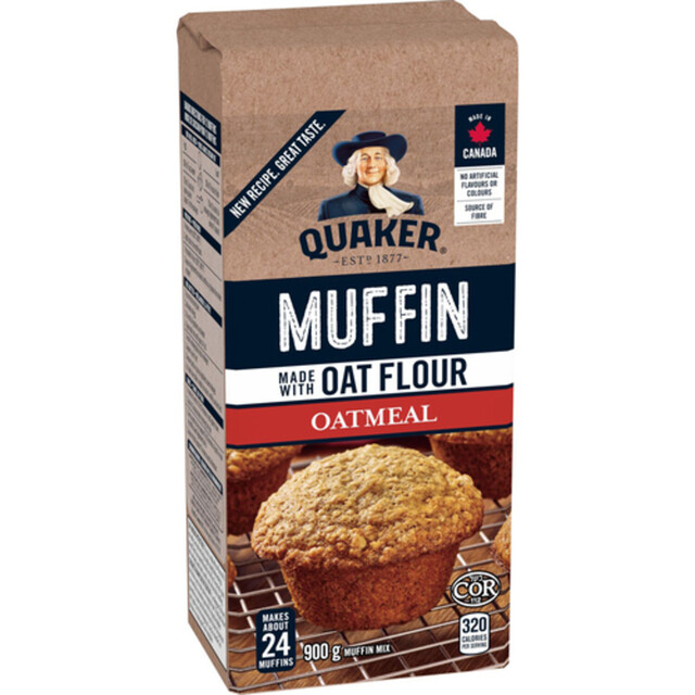 Quaker Oat Flour Oatmeal Muffin Mix 900 g - Voilà Online Groceries & Offers