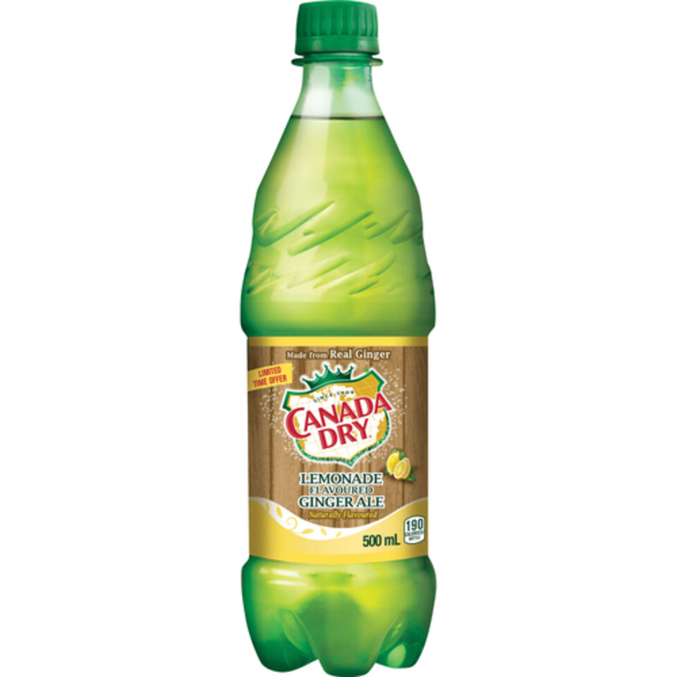 Canada Dry Soft Drink Ginger Ale Lemonade 500 ml (bottle) - Voilà ...