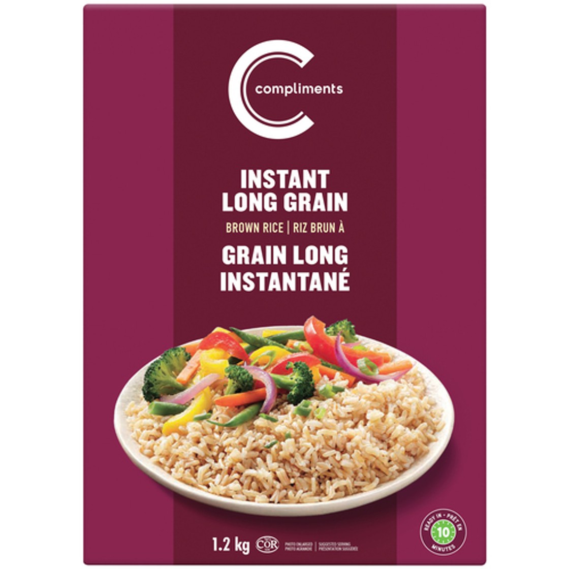 Compliments Instant Rice Long Grain Brown 1.2 kg - Voilà Online ...