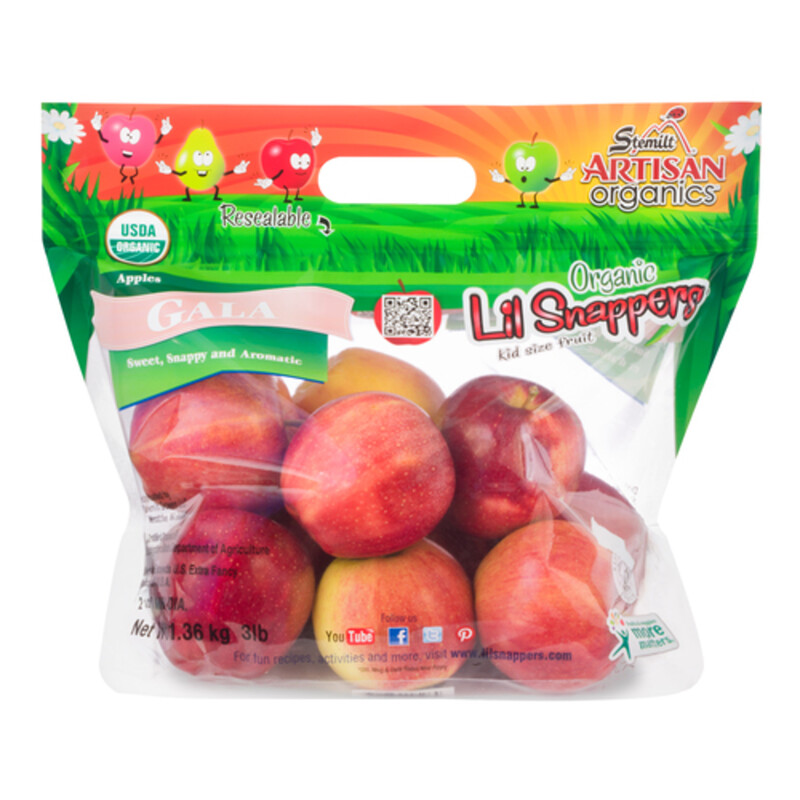 Lil Snapper Organic Apples Gala 1.36 kg - Voilà Online Groceries & Offers