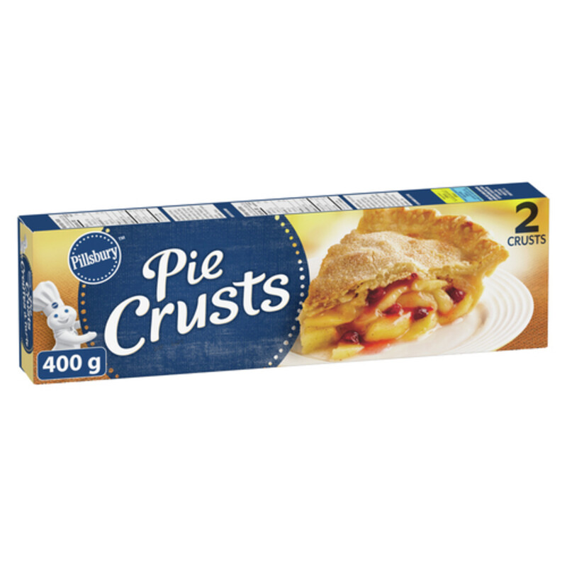 Pillsbury Pie Crusts Refrigerated Pre-Made Dough 400 g - Voilà Online ...