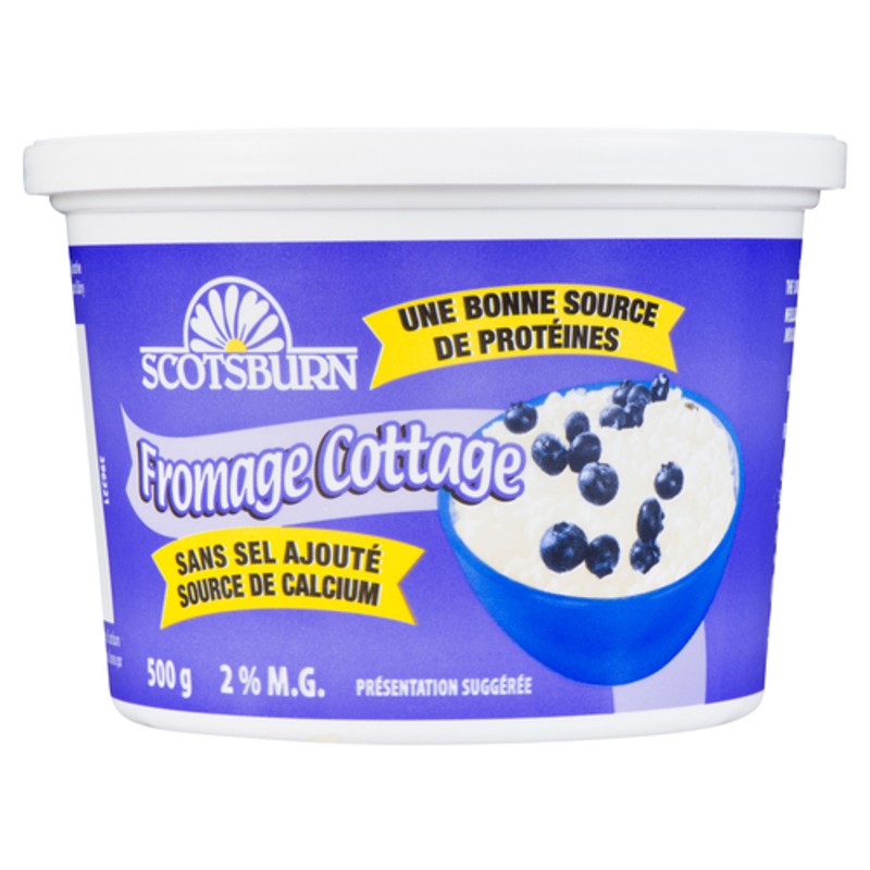 Scotsburn 2% Cottage Cheese 500 g - Voilà Online Groceries & Offers