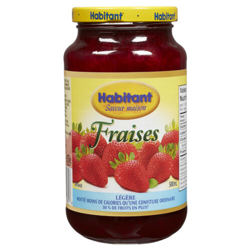 Habitant Jam Light Strawberry 500 ml - Voilà Online Groceries & Offers