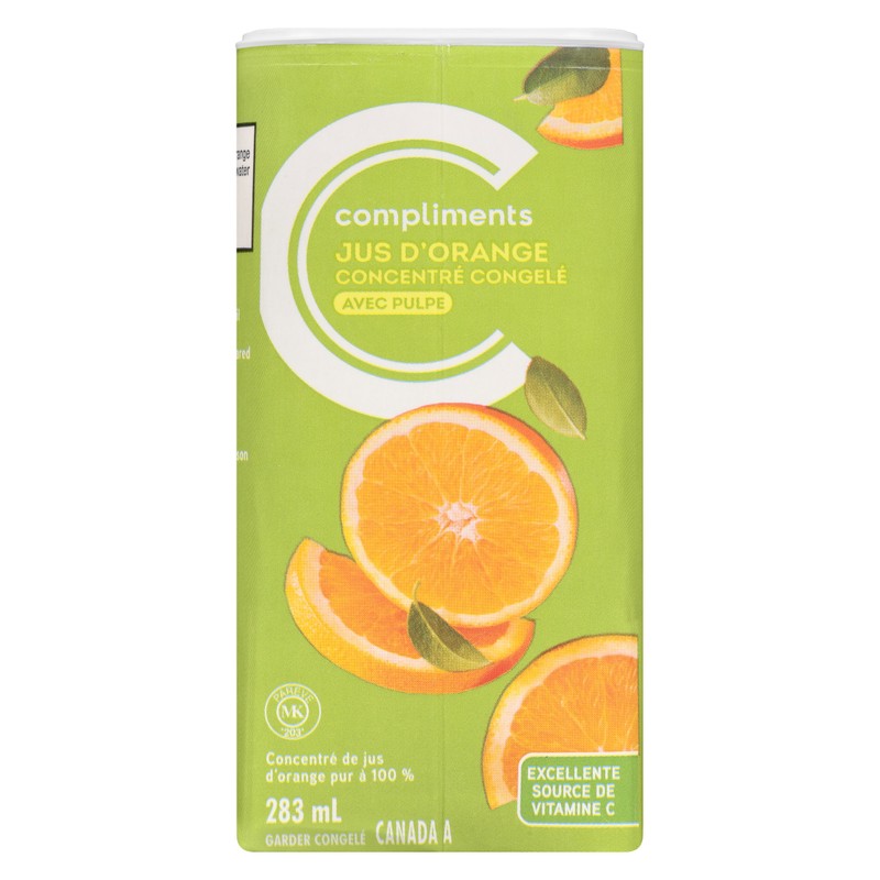 Compliments Frozen Juice Orange With Pulp 283 ml - Voilà Online ...