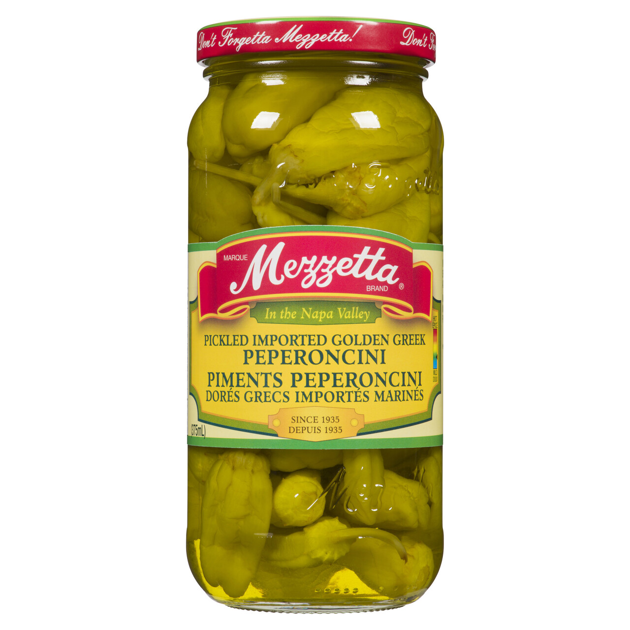 Mezzetta Peperoncini Golden Greek 375 ml - Voilà Online Groceries & Offers