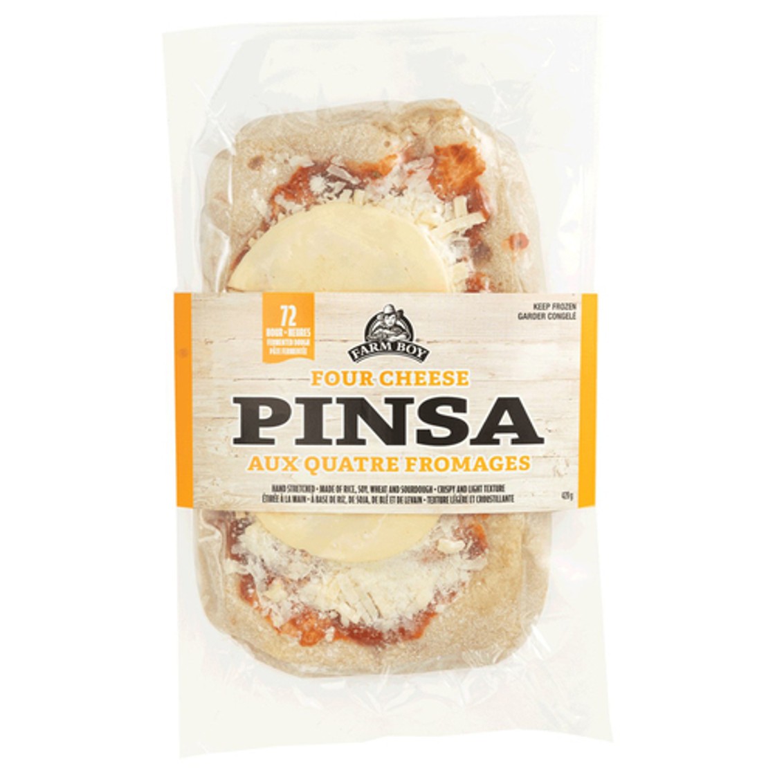 Farm Boy Frozen Pinsa Four Cheese 420 g - Voilà Online Groceries & Offers