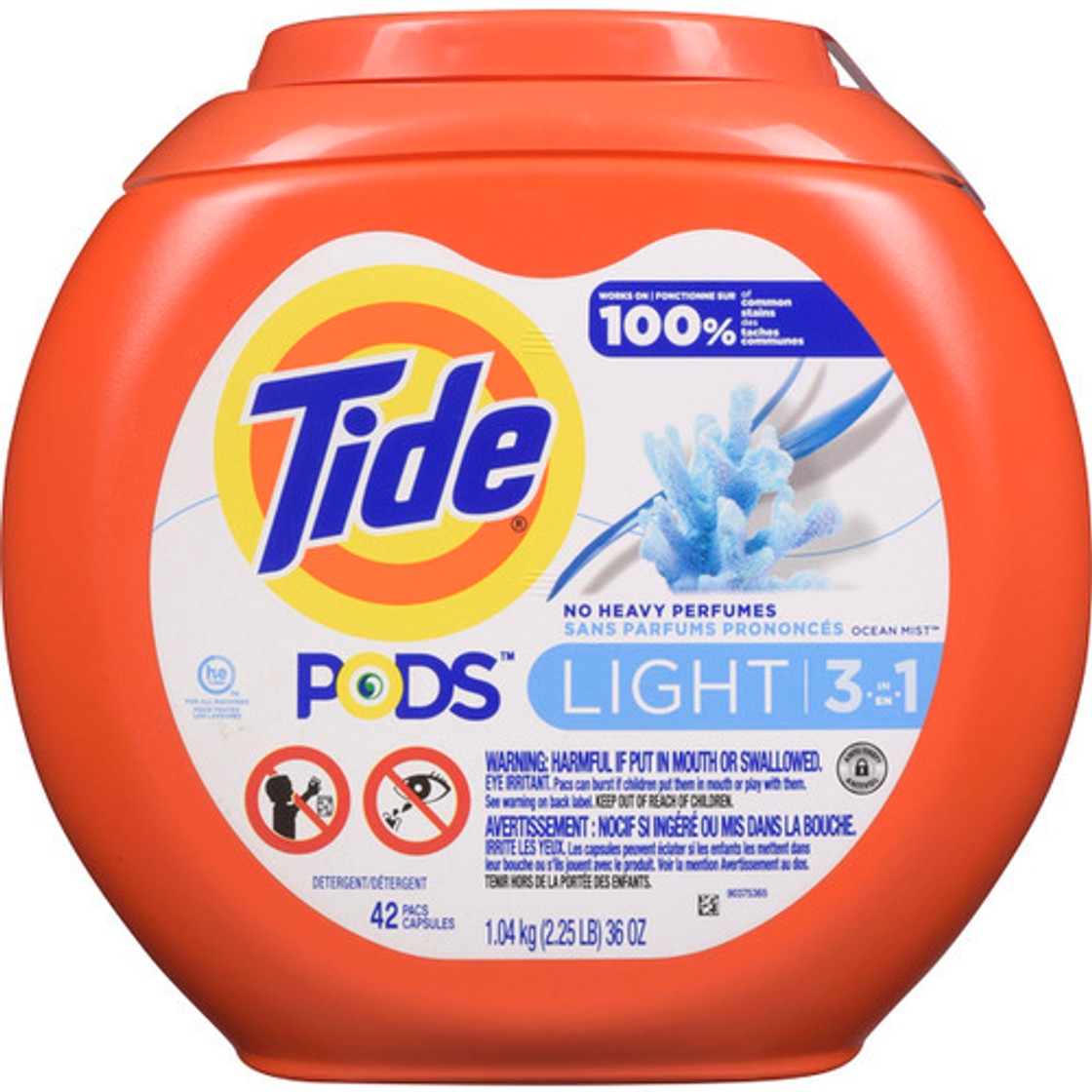 Tide Liquid Pods Light Ocean Mist 1.07 KG - Voilà Online Groceries & Offers