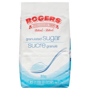 Rogers Fine Granulated Sugar White 2 kg - Voilà Online Groceries & Offers