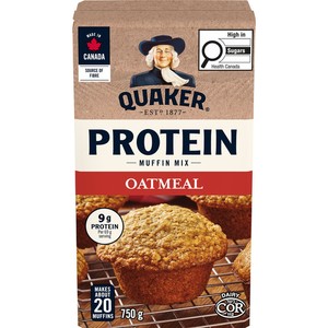 Quaker Muffin Mix Protein Oatmeal 750 g - Voilà Online Groceries & Offers