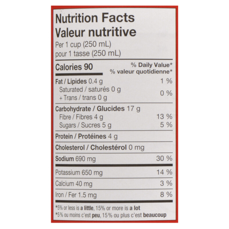 Tim Hortons Soup Minestrone 540 ml - Voilà Online Groceries & Offers