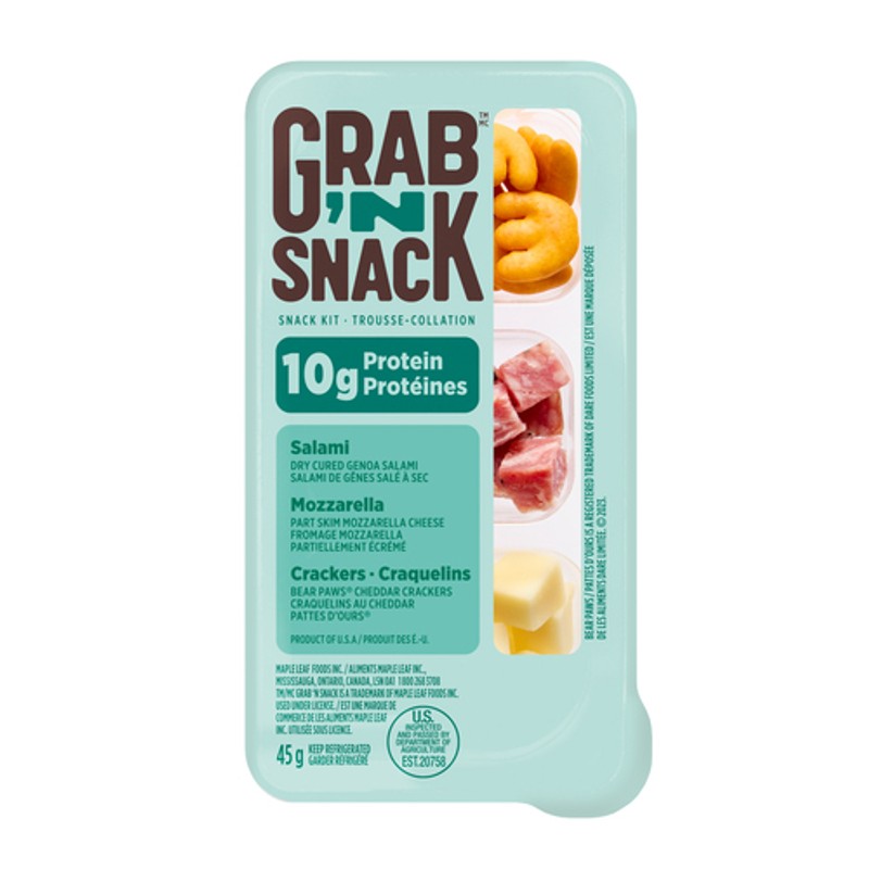 Grab'N Snack Snack Kit Salami And Mozzarella Cheese 45 g - Voilà Online ...
