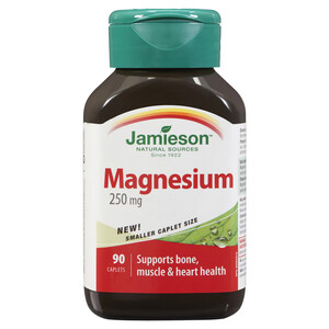 Jamieson Magnesium Complex 250 mg Caplets 90 Count - Voilà Online ...