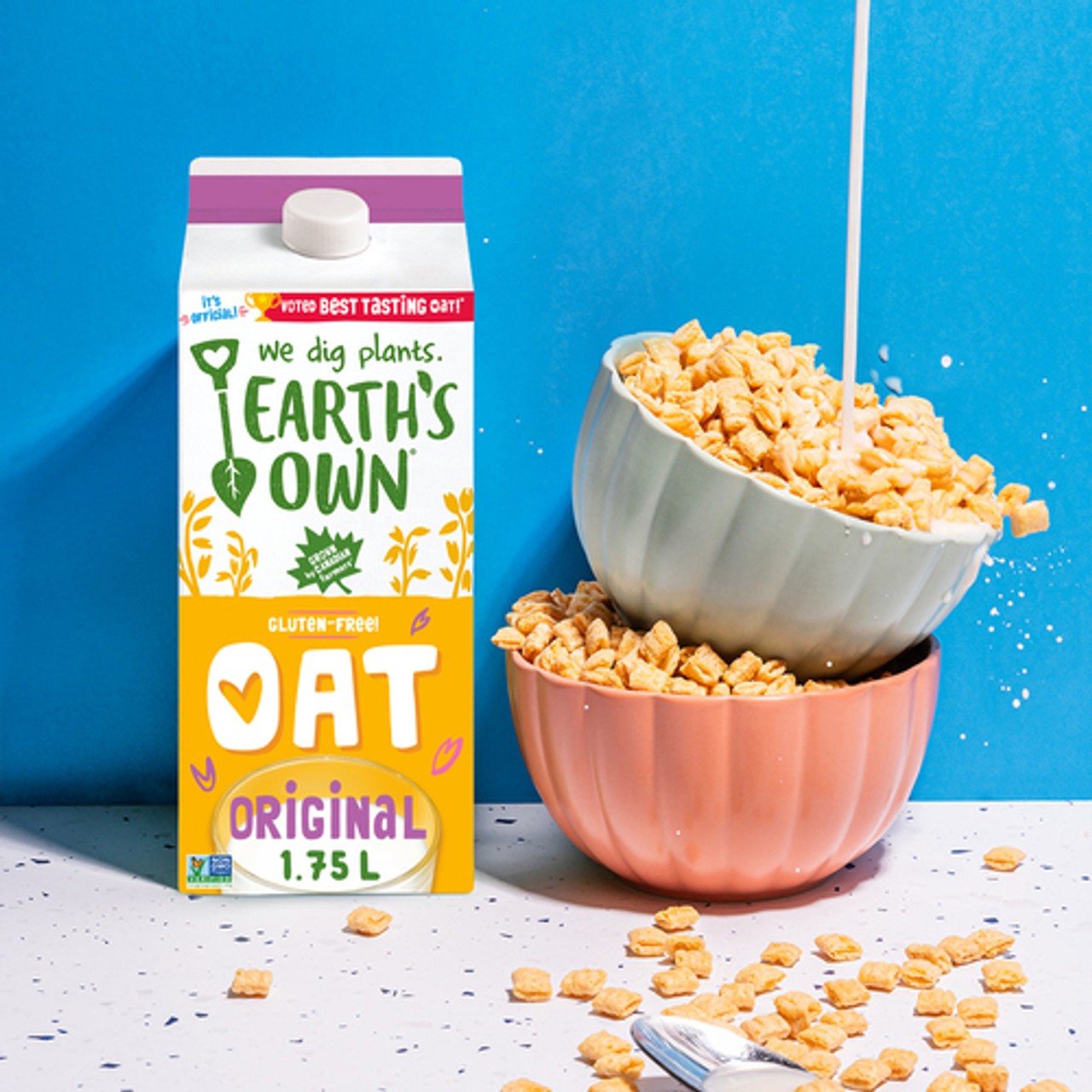 Earth's Own Gluten-Free Oat Milk Alternative Original 1.75 L - Voilà ...