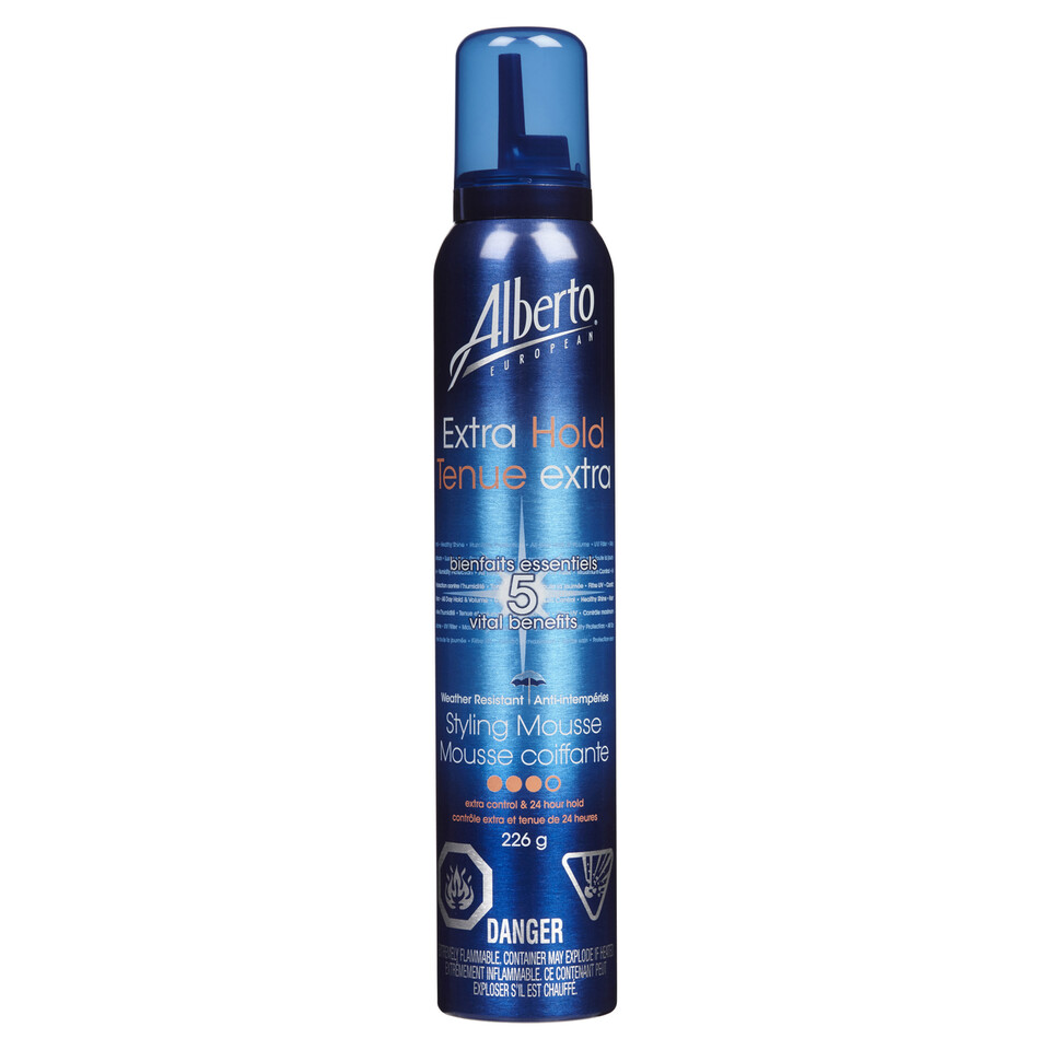 Alberto European Hair Styling Mousse Extra Hold Hair Volumizer 226 g ...