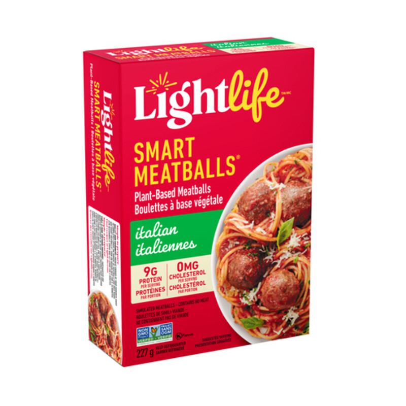 Lightlife Smart Menu Plant-Based Meatballs 227 g - Voilà Online ...