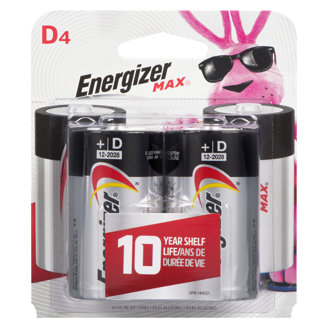 Energizer Batteries Max D4 4 EA - Voilà Online Groceries & Offers