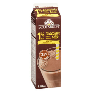 Scotsburn Partly Skimmed 1 % Milk Fat Chocolate Milk 1 L - Voilà Online ...