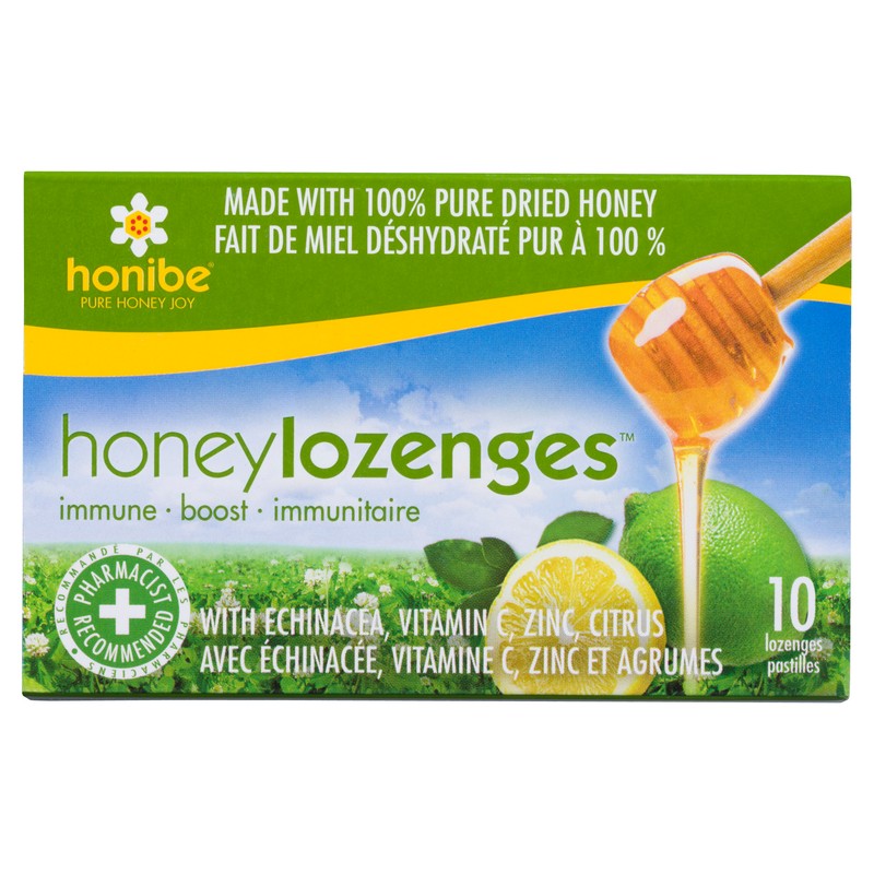 Honibe Lozenges Immune Boost Honey 10 Count - Voilà Online Groceries ...