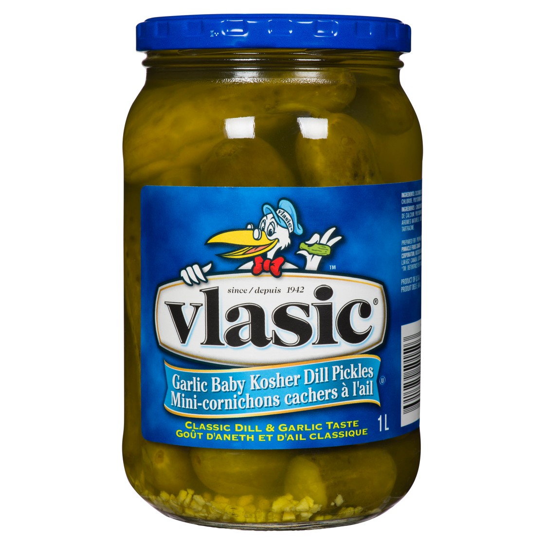 Vlasic Pickles Garlic Kosher Baby Dill 1 L - Voilà Online Groceries ...