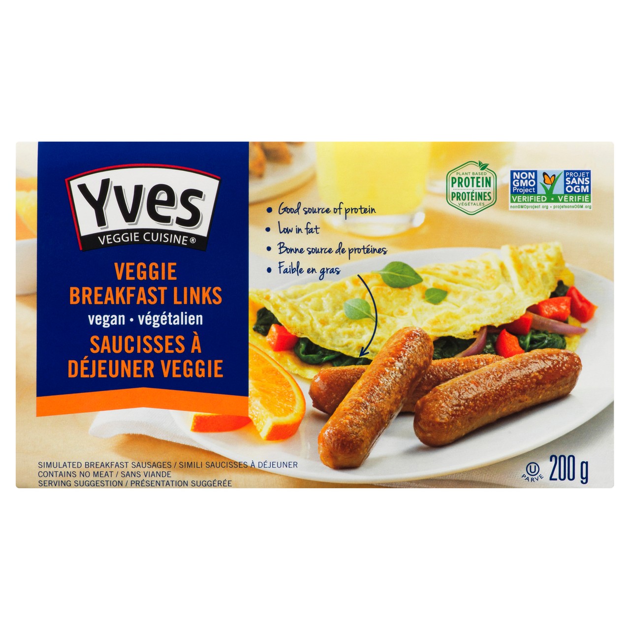Yves Veggie Cuisine Veggie Breakfast Links 200 g - Voilà Online ...