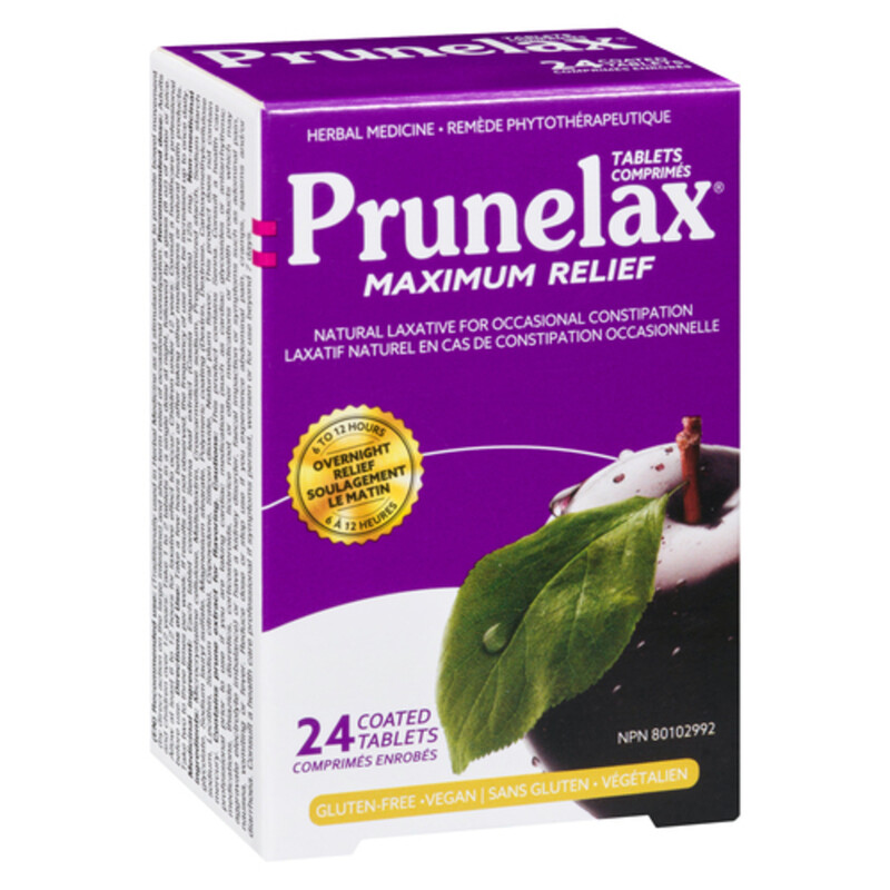 Prunelax Laxative Maximum Relief 24 EA - Voilà Online Groceries & Offers